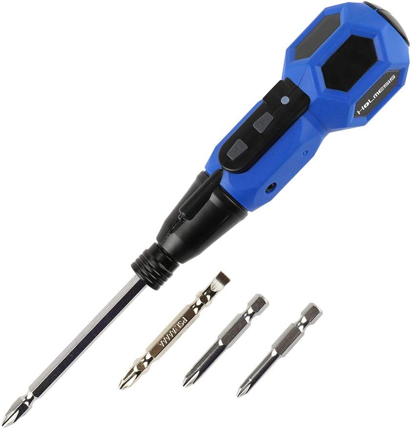 Holmesis HL-001 Cordless Screwdriver Set, 900mAh USB Li-ion Battery ...