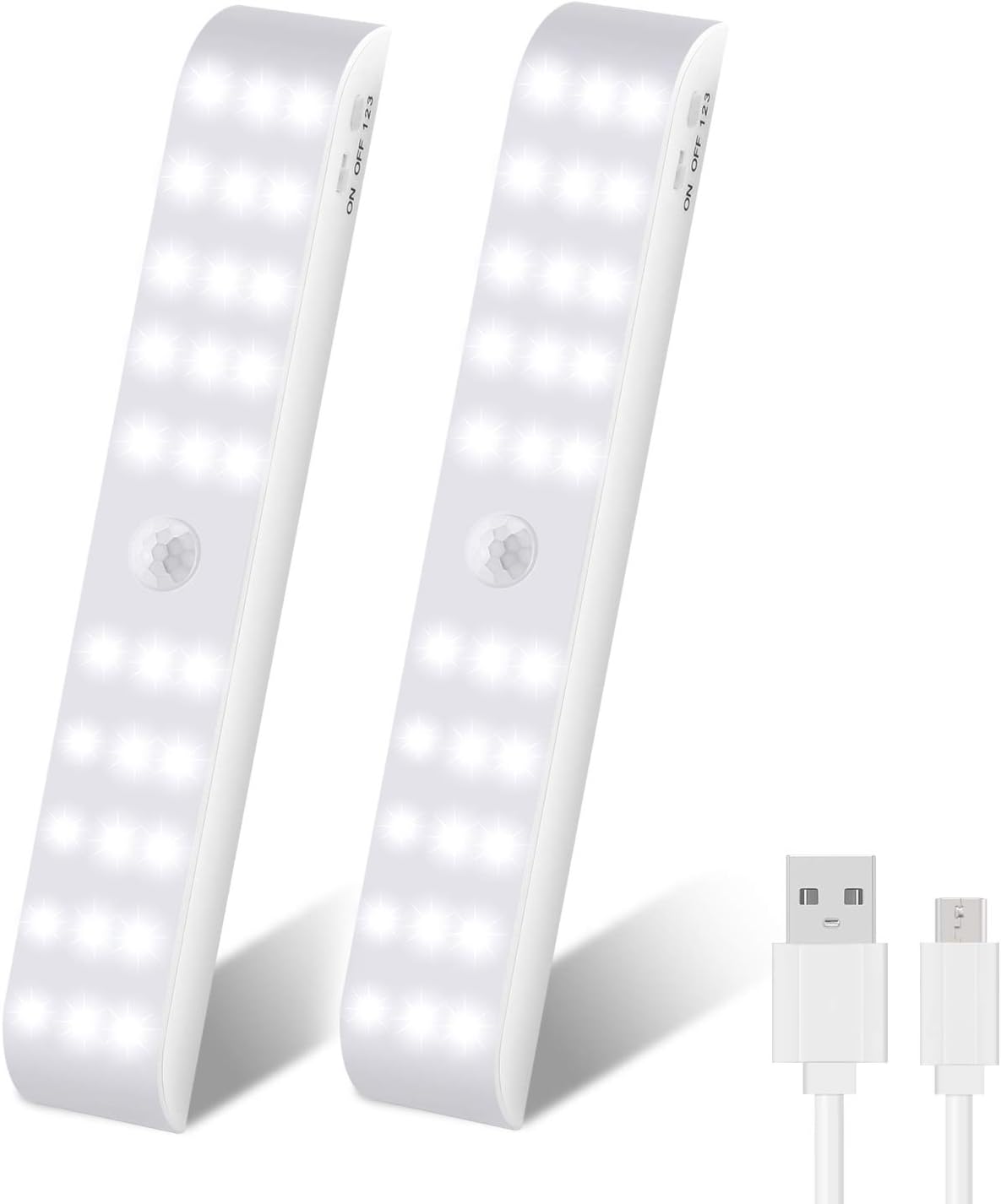 OUTAD Motion Sensor Closet Light，30 LED Under-Cabinet Lights Wardrobe ...