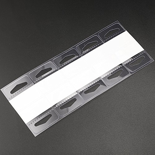 TecUnite 300 Pieces 1 1/2 by 1 1/2 inch Slot Hole Display Hang Tabs ...