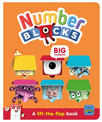 Numberblocks Big Numbers: A Lift the Flap Book | Amazon.com.br
