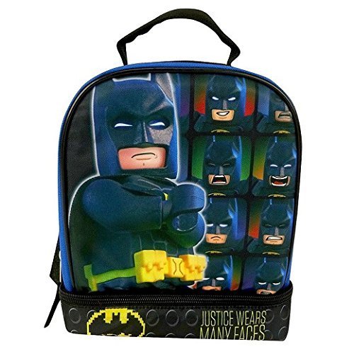 Lego Batman School Soft Insulated Dual Lunch Box