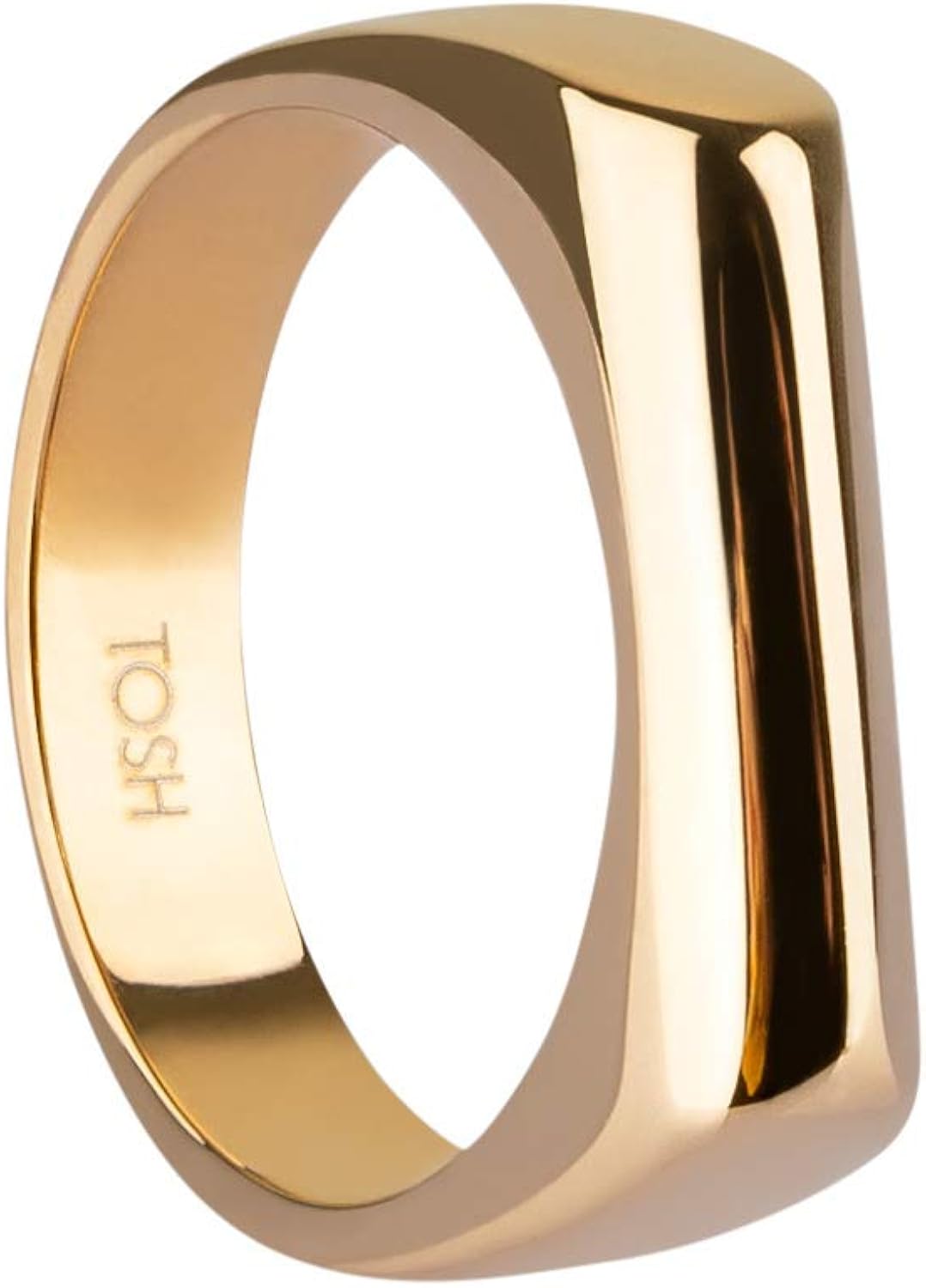 TOSH 1000888 Ring in Elegant Design Gold-Plated OneSize gold: TOSH: Amazon.co.uk: Jewellery
