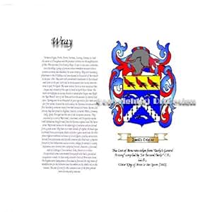 Amazon.com: Wray Coat of Arms/ Family Crest on Fine Paper and Family ...