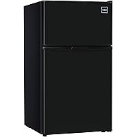 Amazon.com: RCA 3.2 Cu Ft Two Door Mini Fridge w/Freezer RFR870 ...