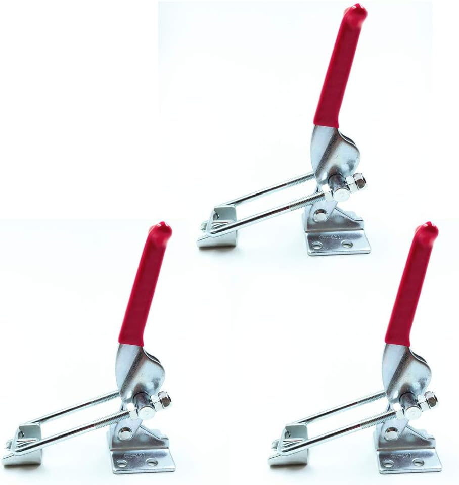 MINGZE 3pcs Toggle Clamp GH-431, Fast Clamp Quick Hand Tool 320kg ...
