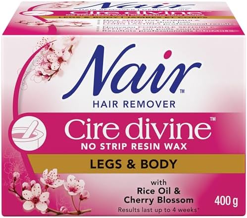 Nair Cire Divine Microwaveable Body Hair Removal Wax Kit (Japanese ...