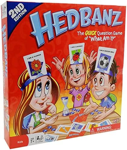 HedBanz 2nd Edition-Guess What am I/Card Game Family Guessing Game Kids ...