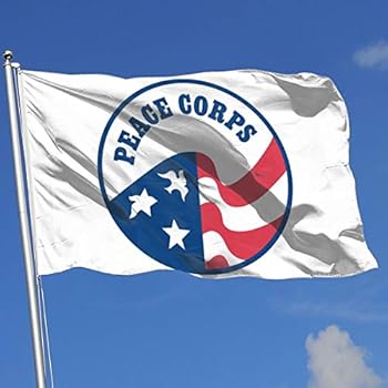Amazon.com : Fyon Federal Banner The Peace Corps Flag 3x5ft : Garden ...