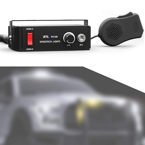 PA 100 Watt Public Address System with Handheld PA Microphone and Dual ...