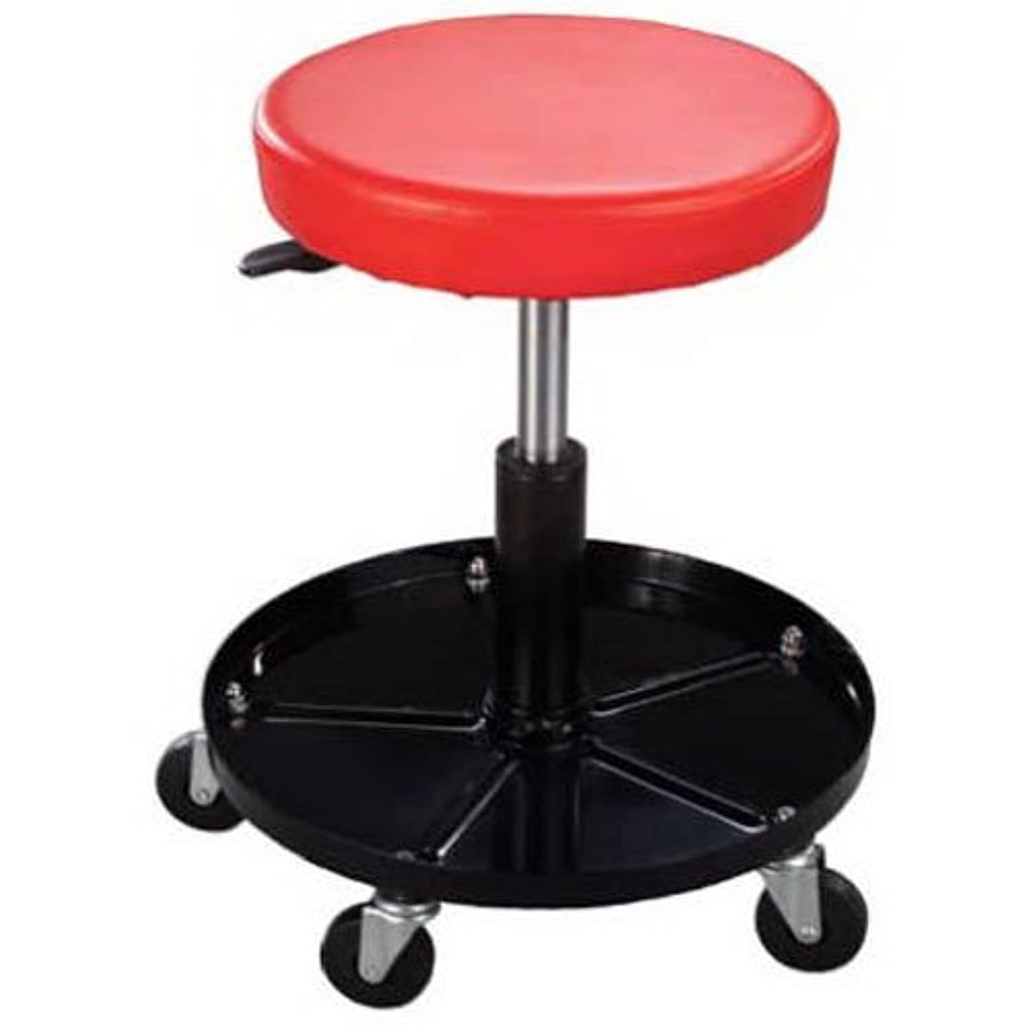 Pro-Lift C-3001 Pneumatic Chair with 300 lbs Capacity – Black / Red for ...