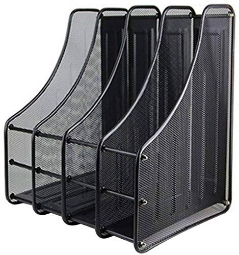 RETROZA™ 4 Section Metal Mesh Folder File Rack,Document File Rack ...