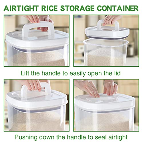 Rice Storage Container - YUOIOYU 10 Lbs Airtight Rice Container BPA ...