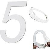 Amazon.com: 6 inch White House Numbers, Self Adhesive House Numbers for ...