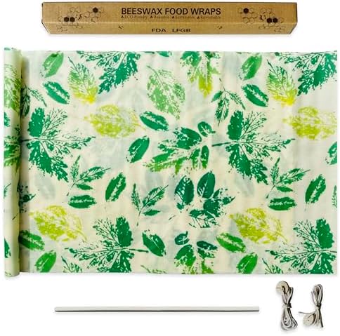 سعر Kitchen Linen Food Wrap Roll 39.4x13" (Green Leaves) فى السعودية ...