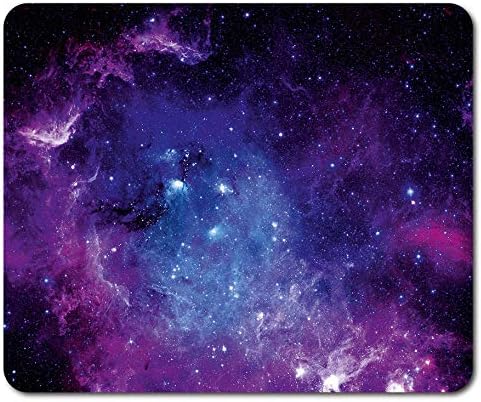 Purple Solar System Mouse Mat Pad – Nebula Galaxy Space Gift PC ...