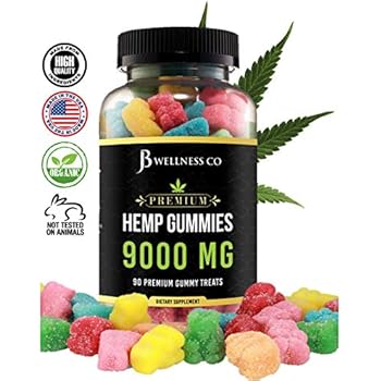 Amazon.com: Hemp Gummies Premium – 9000 MG – 100Ct – Relief for Stress ...