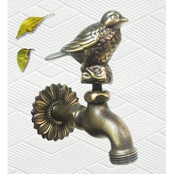 Amazon.com : Brass Bird Garden Faucet : Outdoor Faucets : Garden & Outdoor