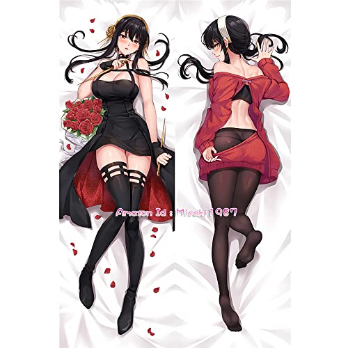 MISAKI1987 Yor Forger Anime Girl Dakimakura Hugging Body Pillow Cover ...