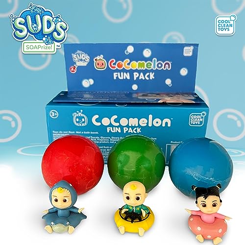 SUDS SOAPrize! CoComelon Fun Pack from Cool Clean Toys — 3pk Includes ...