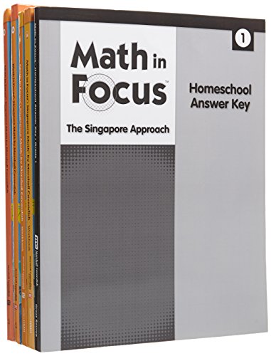 Buy Math in Focus: Singapore Math: Homeschool Package with Answer Key Grade 1 Online at Lowest ...
