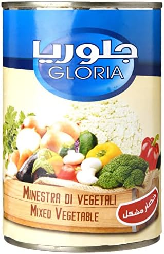 Gloria Mixed Vegetable with Sunflower Oil, 400g - Pack of 1, 017242 ...