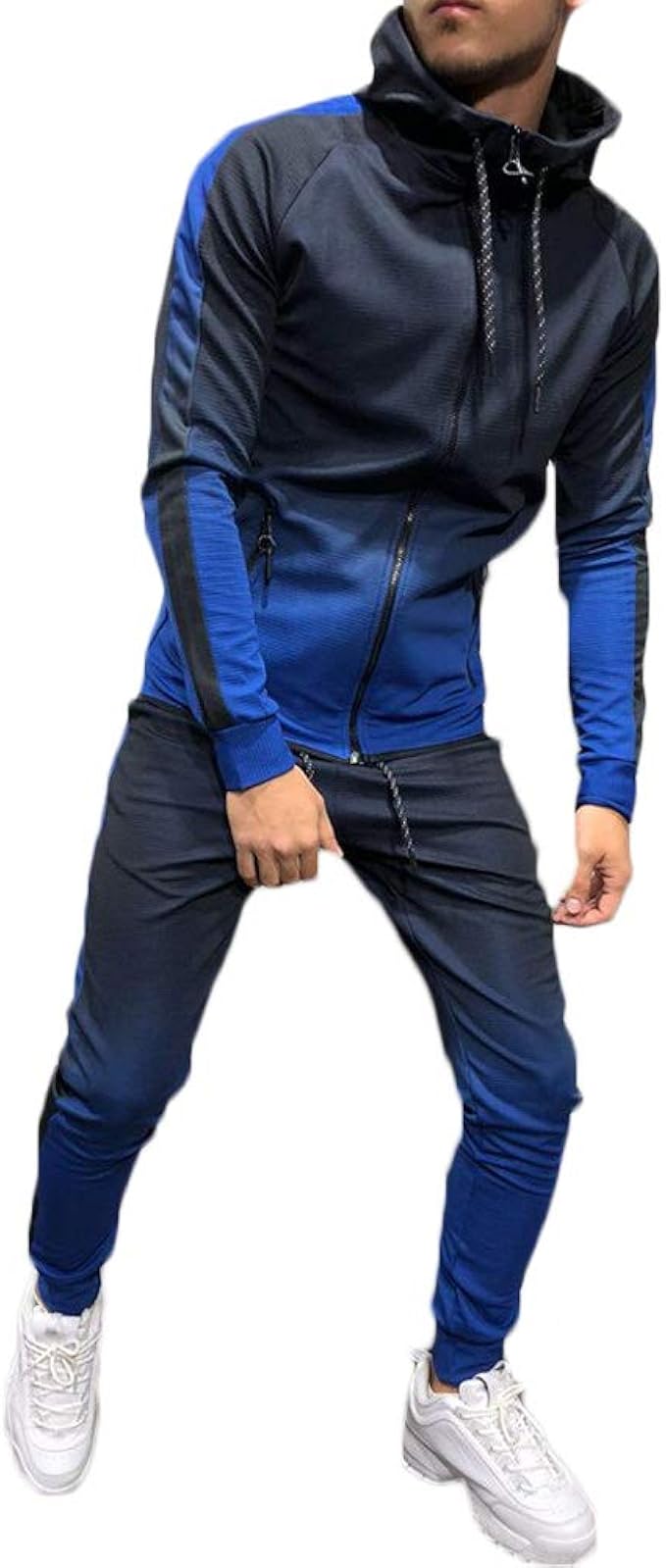 Ensemble pour Homme 2 pièces Ensemble Complet à Manches Longues avec ...