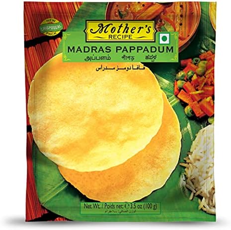 SARTAJ Mothers Recipe Madras Papad, 100 G, Red price in UAE | Amazon ...