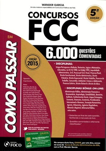 Como Passar em Concursos da FCC PDF Vários Autores