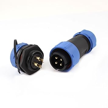 4 Pin Waterproof Connector,IP68,Cable Connector,Plug and socket ...