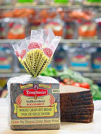 Amazon.com: Dimpflmeier Vollkonrbrot Rye Bread 16 oz. : Grocery ...
