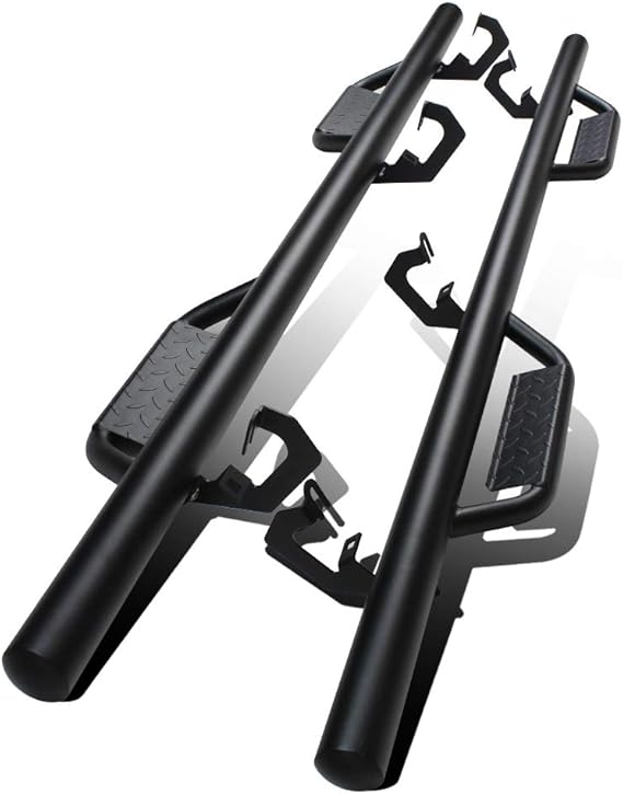 Amazon.com: MICROPOWER Side Step Rails Nerf Bar for 2007-2018 Chevy ...