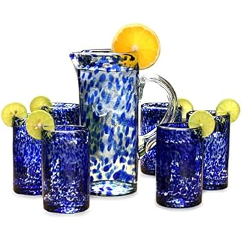 Amazon.com | Bormioli Rocco Murano 9-Ounce Cobalt Blue Beverage Glass ...