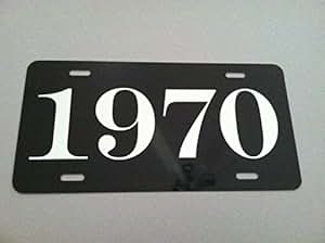 Amazon.com: 1970 70 YEAR METAL LICENSE PLATE TAG 6 X 12 FITS FORD CHEVY ...