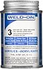 IPS Weld-On 3 Acrylic Plastic Cement with Weld-On Applicator Bottle ...