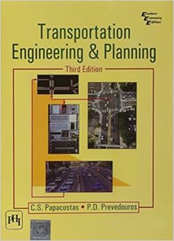 Transportation Engineering and Planning : Papacostas: Amazon.in: Books