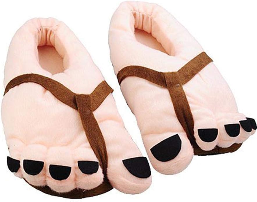 Big Toes Slipper Indoor Slippers Warm Soft Home Cotton Shoes No Slip ...