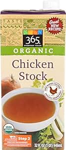 Amazon.com : 365 Everyday Value, Organic Chicken Stock, 32 oz : Grocery ...