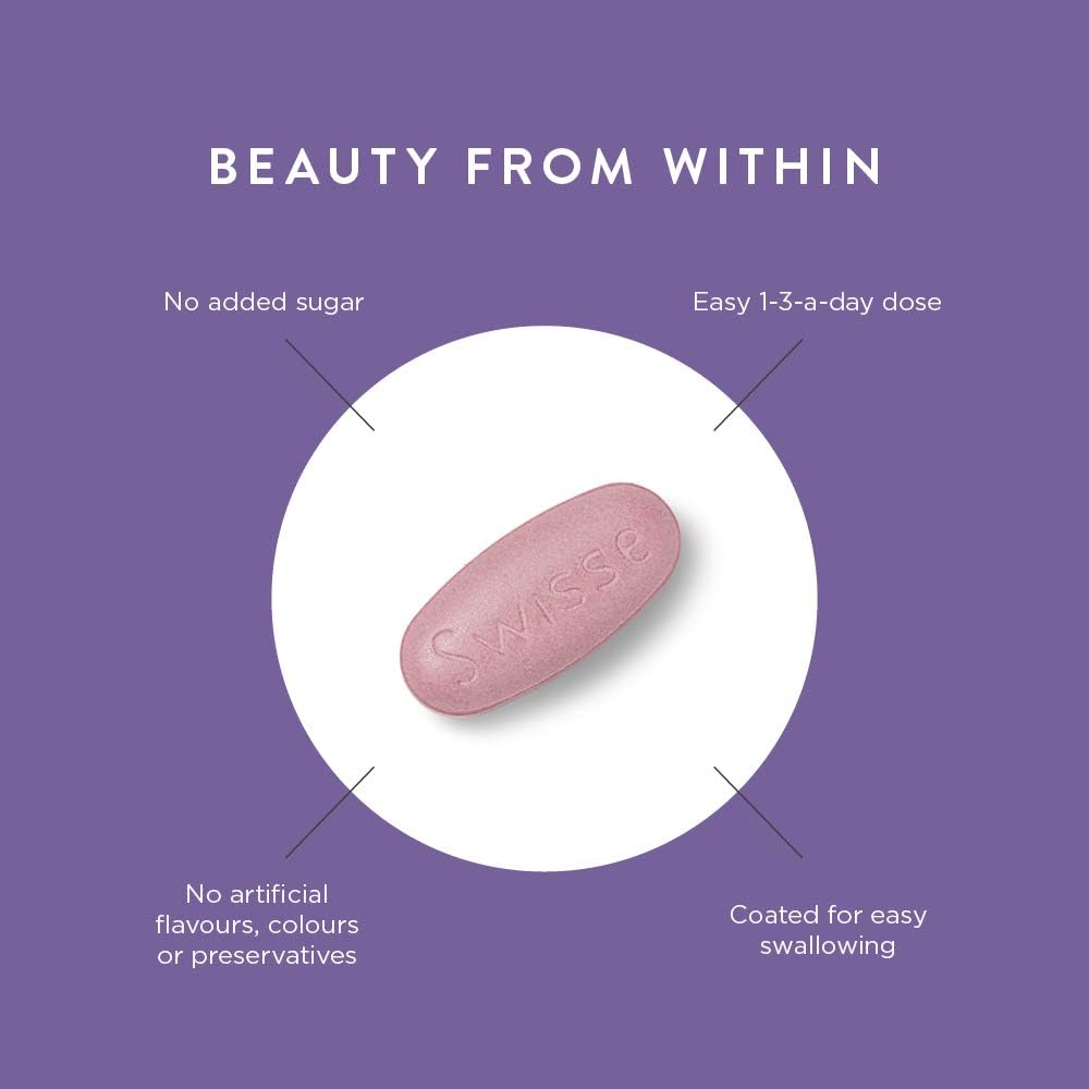 Swisse Beauty Glowing Skin Tablets | Premium Beauty Formula, Supports ...