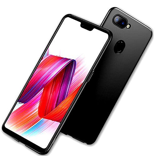 ShopByShop Oppo A5 Back Cover Line Plain Black Rubber Back Cover for ...