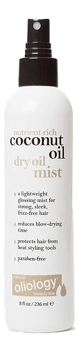 Oliology Coconut Oil Dry Oil Mist Spray, 8 Oz. by oliology: Amazon.co ...