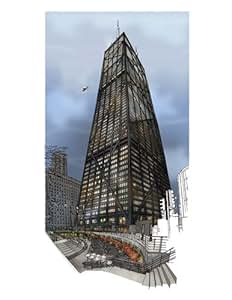 Amazon.com: John Hancock Tower Chicago Poster, 19.5" X 27.5" Hand ...