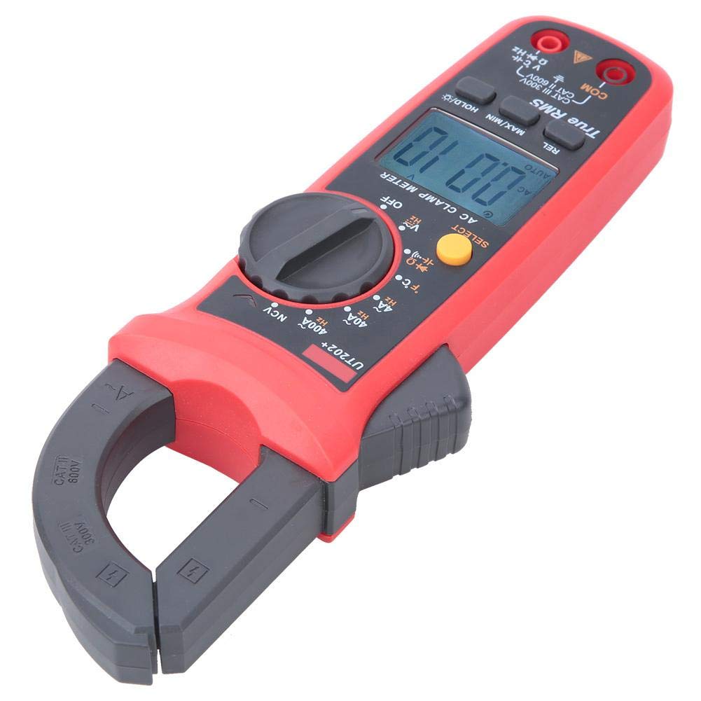 Portable Hand Held Automatic Range True RMS Voltage Amp Ohm Clamp Meter ...