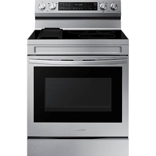 SAMSUNG NE63A6711SS 6.3 cu. ft. Smart Freestanding Electric Range with ...