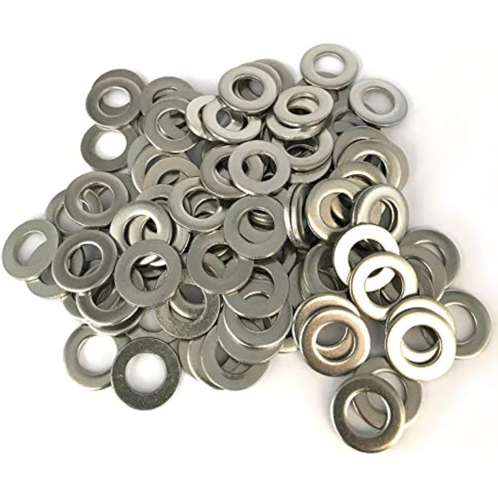 M10 Flat Washer 304 Stainless Steel 10mm ID 20mm OD 2mm Thickness M10 Flat Washer 304 Stainless Steel 10mm ID 20mm OD 2mm Thickness