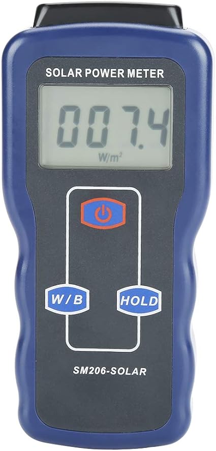 Amazon.com: Akozon Solar Radiation Meter UV Tester SM206 Handheld ...