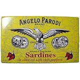 Angelo Parodi Brand Portuguese Sardines in Olive Oil 120 Gr Tin: Amazon ...