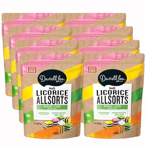 Darrell Lea Soft Australian Licorice, Allsorts Flavor, 7 Ounce Bag (8 ...