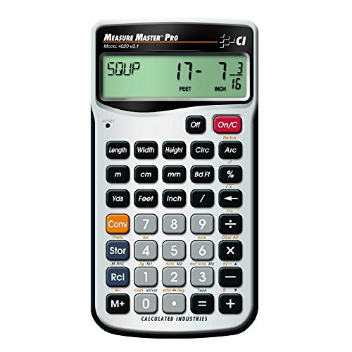 Calculated Industries 4020 Measure Master Pro Feet-Inch-Fraction and ...