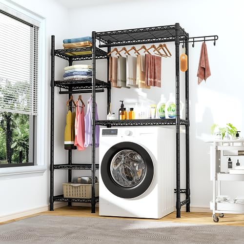 Ulif U7 Over The Washer and Dryer Storage, Laundry Room Heavy-Duty ...