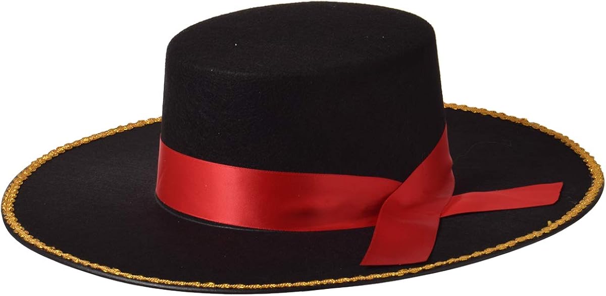 Amazon.com: Adult Costume Spanish Hat Matador Hat Mexican Sombrero Hat ...